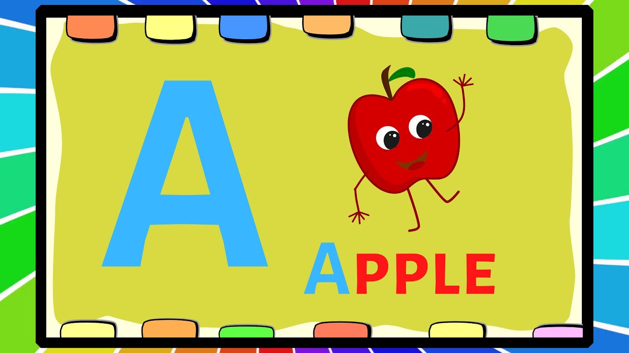 Letter A Apple, Alligator & Ant - Letter A Phonics Song - Learn ...