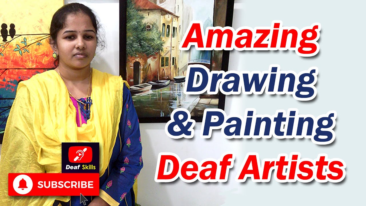 Amazing Drawing and Painting Deaf Artists | Deaf Skills - YouTube