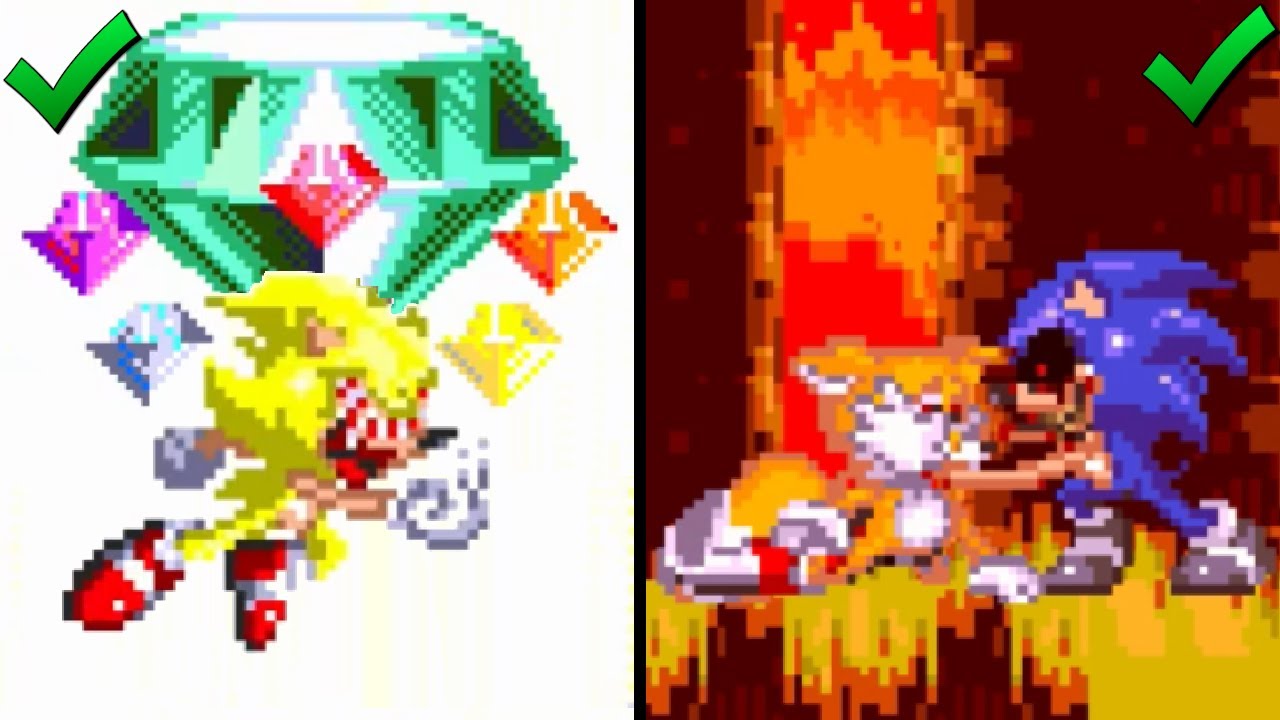 Fleetway Sonic And Sonic.EXE - YouTube