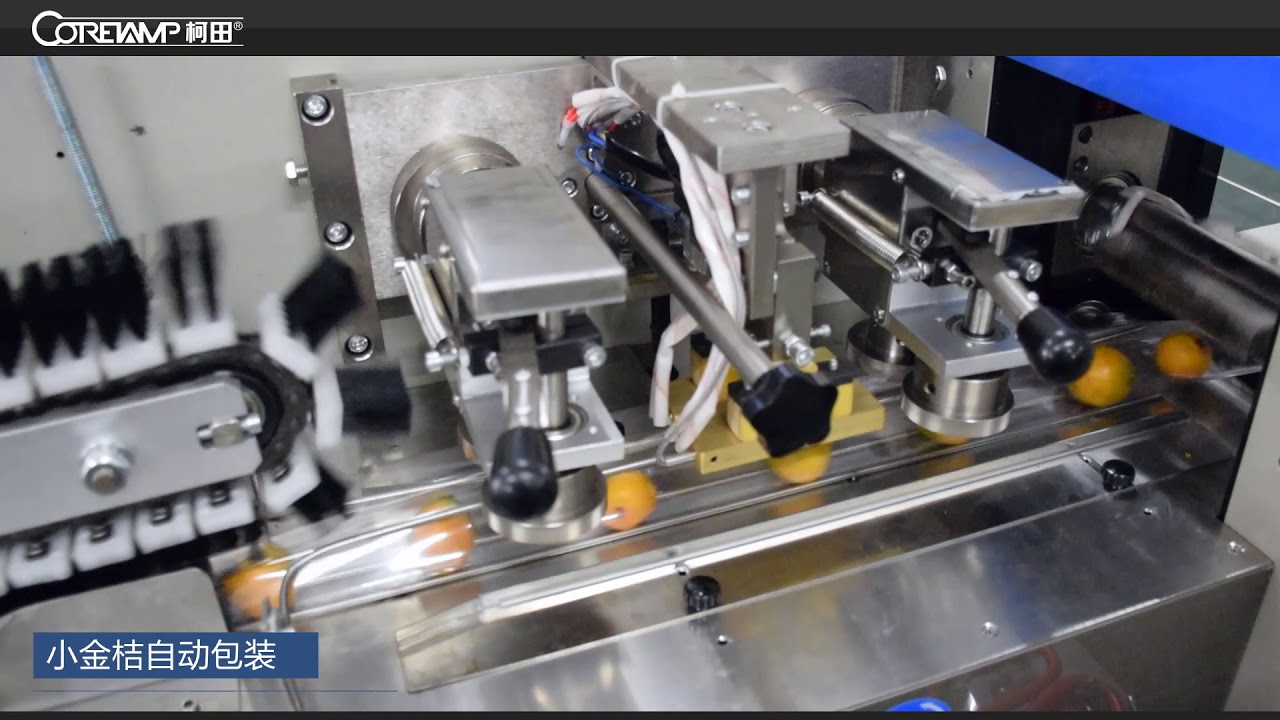 kt-250x orange packing machine (金桔 无上料器 ) - YouTube