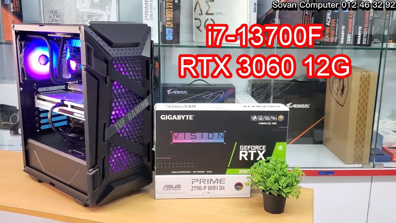Core i7-13700F / RTX 3060 12G Vision / 16G Ram - YouTube