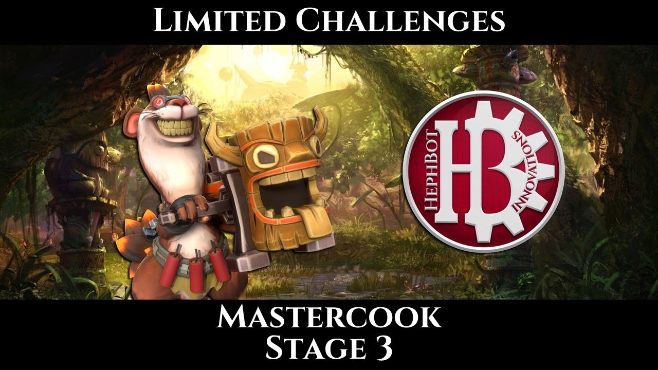 Hephbot - Limited Challenges - Mastercook - Stage 3 - YouTube