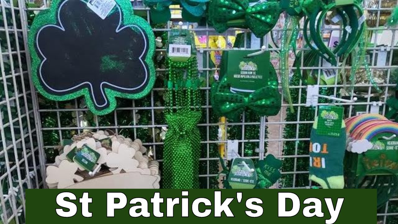 St Patrick’s Day 2020 at Dollar Tree - St Patrick's day decorations ...