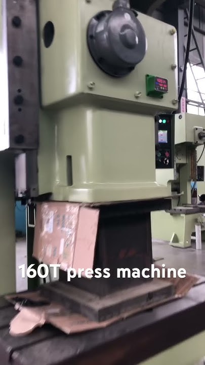 160T press machine #pressmachine - YouTube