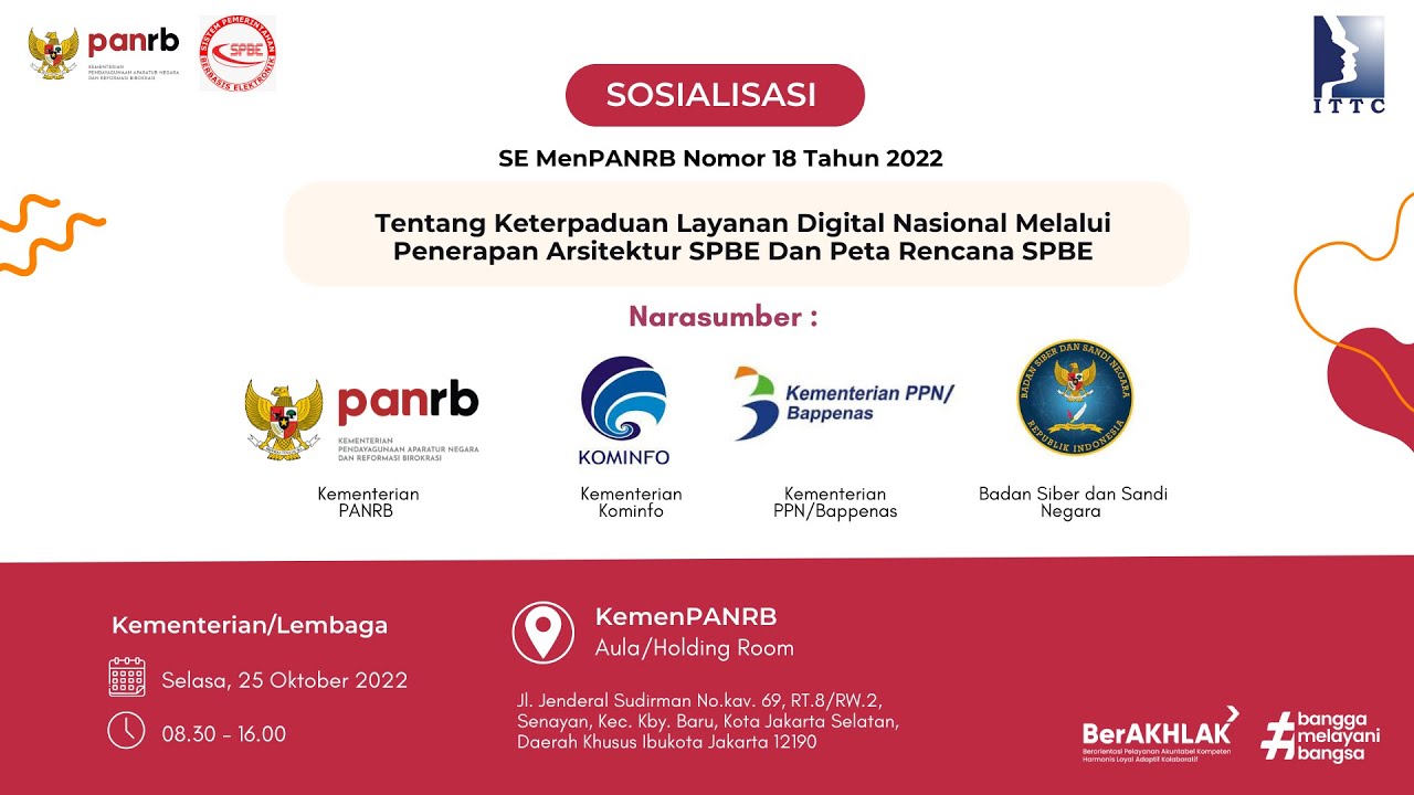 Sosialisasi SE MenPANRB Nomor 18 Tahun 2022 - YouTube