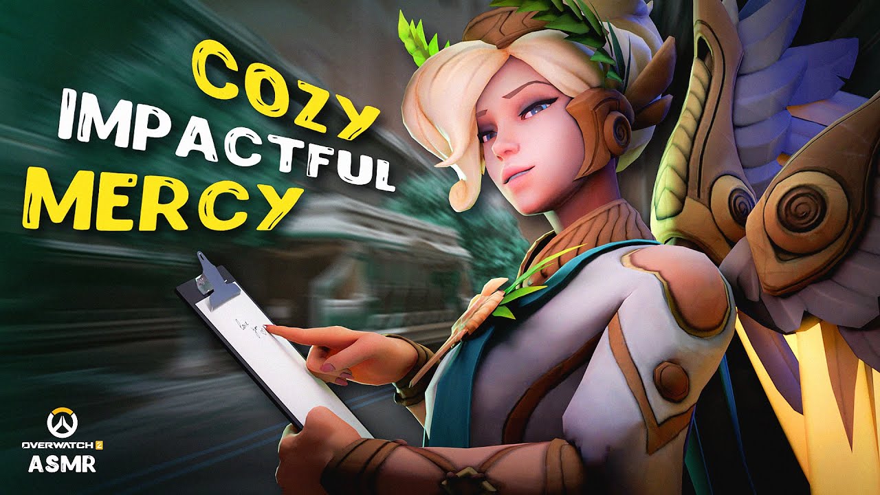 COZY IMPACTFUL MERCY 🌿 OVERWATCH 2 ASMR Gaming 💚 Hard Candy Sounds ...