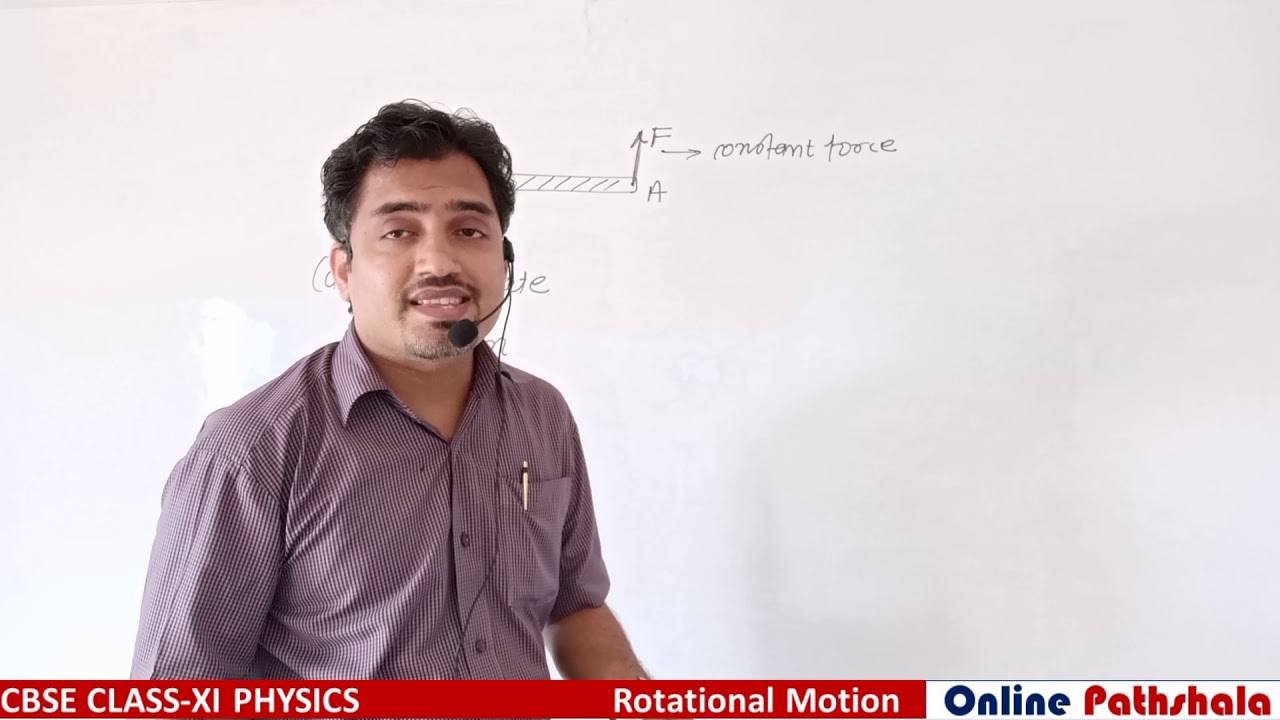 LEC-32 ROTATION WORKDONE, POWER AND WORK POWER ENERGY/ ROTATION MOTION ...