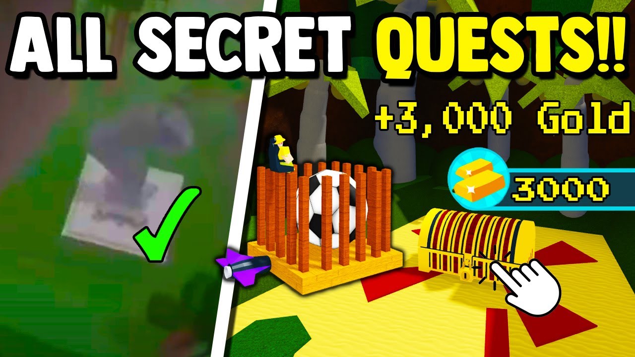 *EVERY* SECRET QUEST!! | Build a Boat for Treasure ROBLOX - YouTube