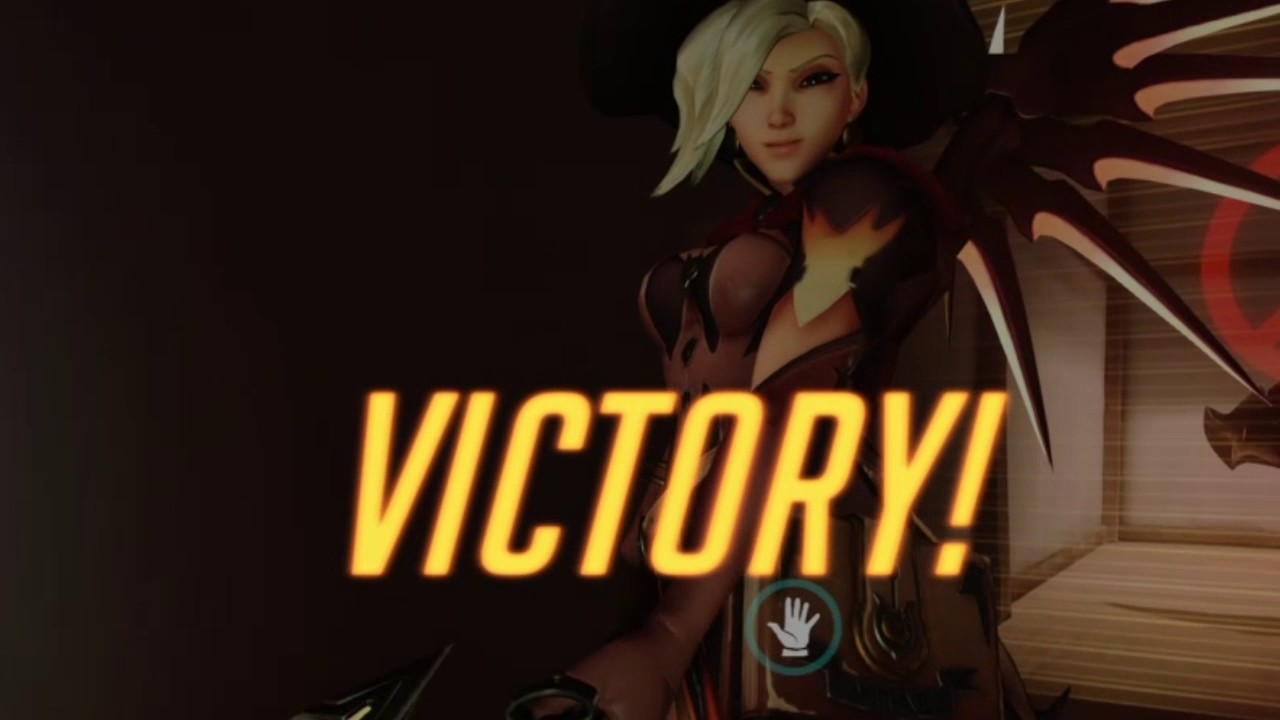 Overwatch The Evil mercy Eyes - YouTube