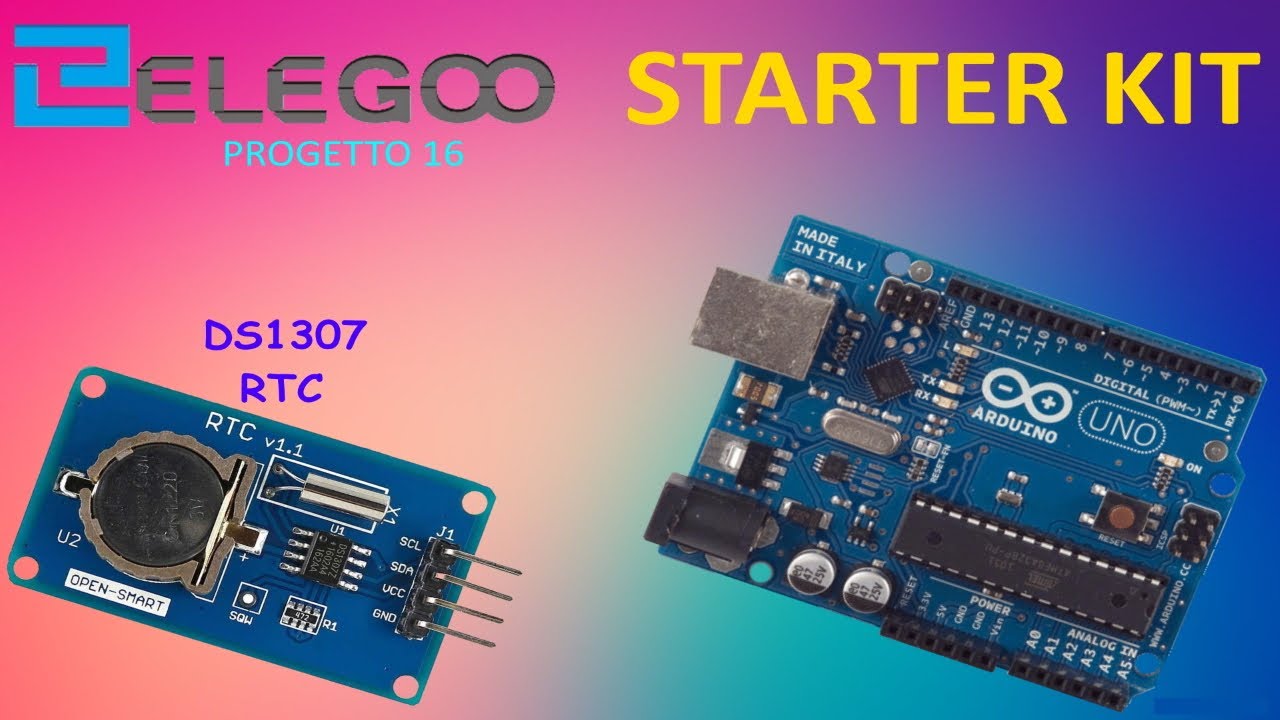 Arduino Elegoo Progetto 16 Real Time Clock Module Youtube