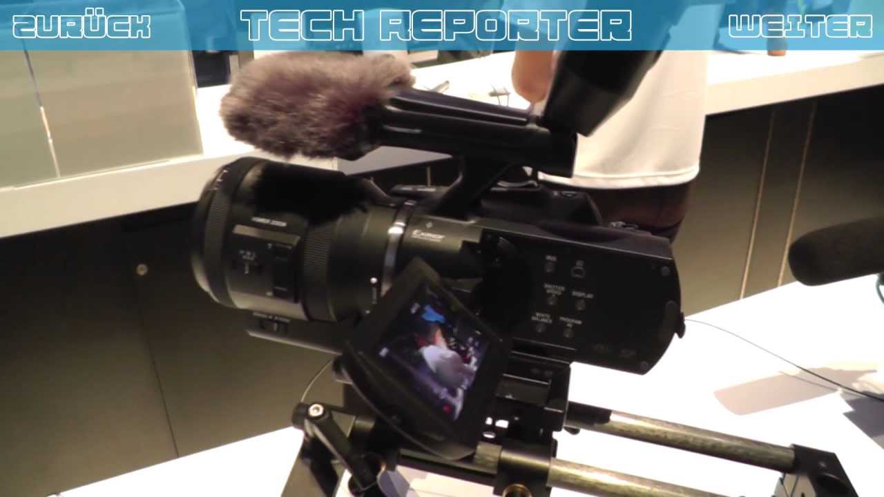 Sony Nex VG30 Hands On auf der CES - TechReporterTV - YouTube