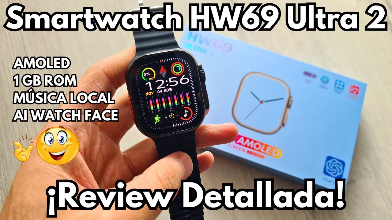 HW69 Ultra 2 🚀 Smartwatch AMOLED de 1 GB con IA | Análisis DETALLADO ...