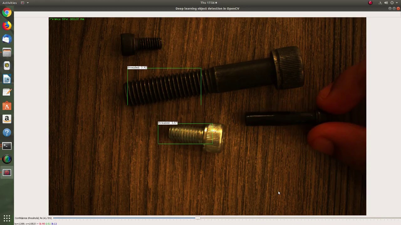 bolt thread detection - YouTube