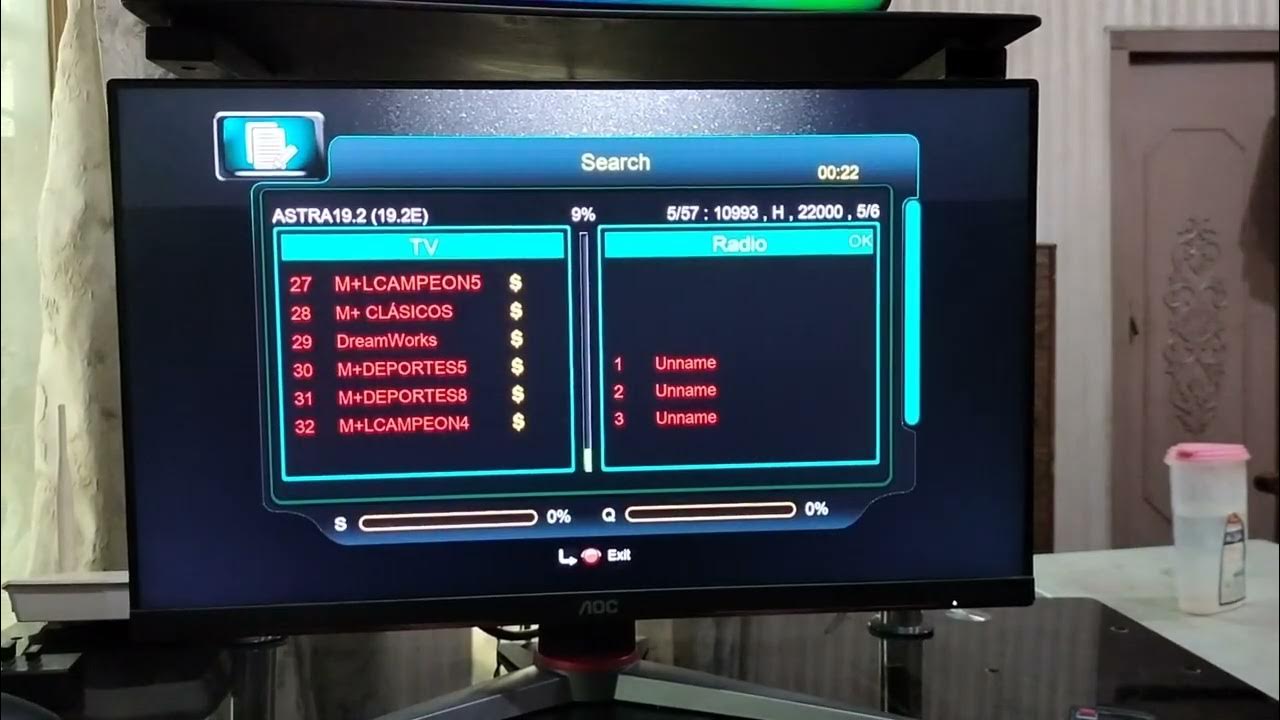 Astra 19e dish size 11 ft location district Faisalabad - YouTube