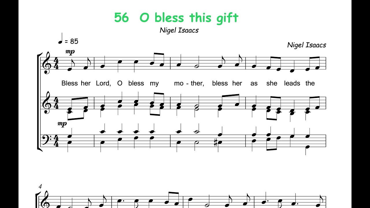 056 O bless this gift - YouTube
