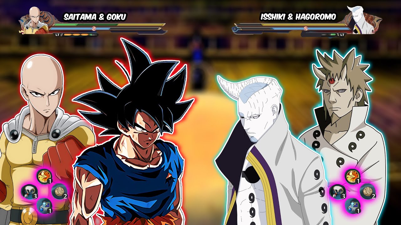 SAITAMA & GOKU VS ISSHIKI & HAGOROMO | Xenoverse 2 MOD - YouTube