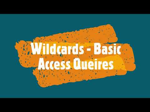 Wildcards in Basic Access queries - YouTube