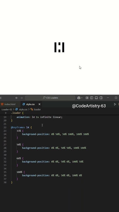 Css Loader 🔃using Html And Css Loadinganimation Shorts Htmlcss Youtube
