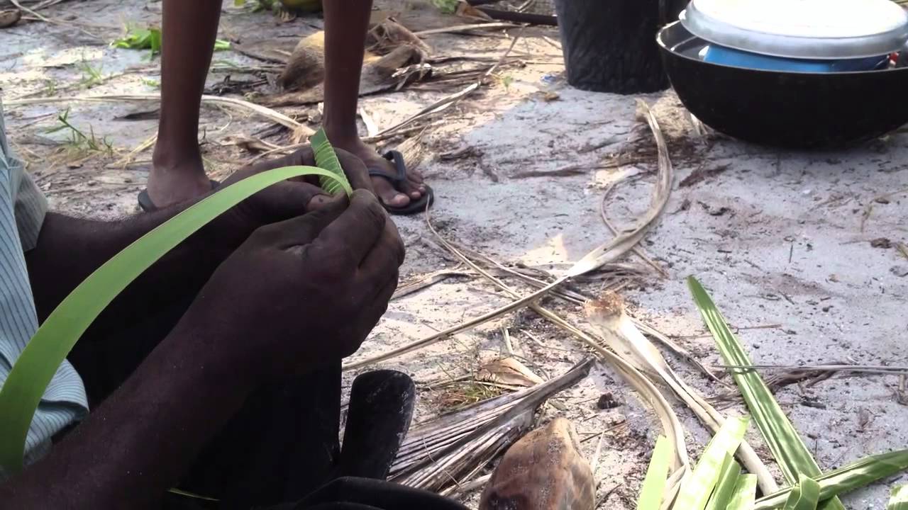 Palm leaf whistle - YouTube