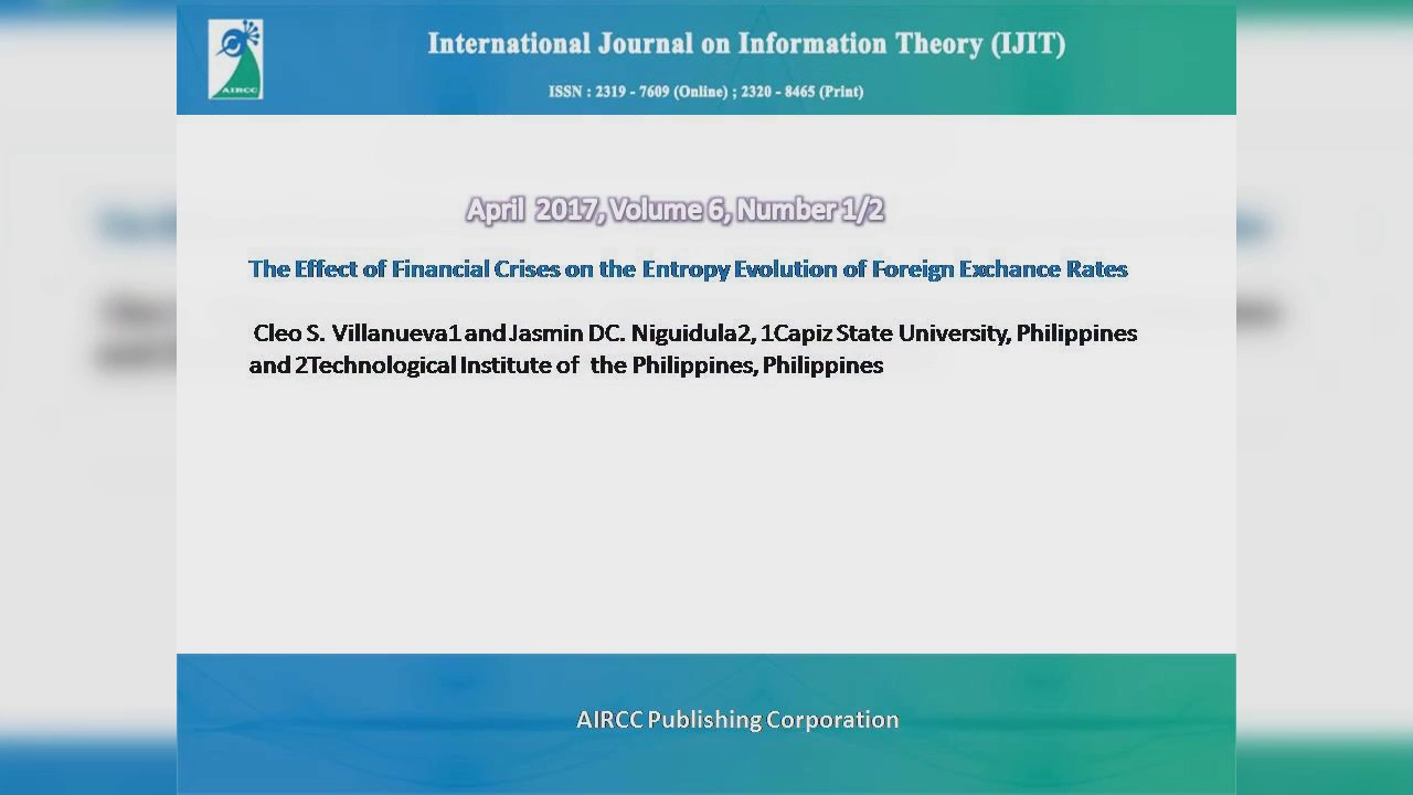 International Journal on Information Theory (IJIT) - YouTube