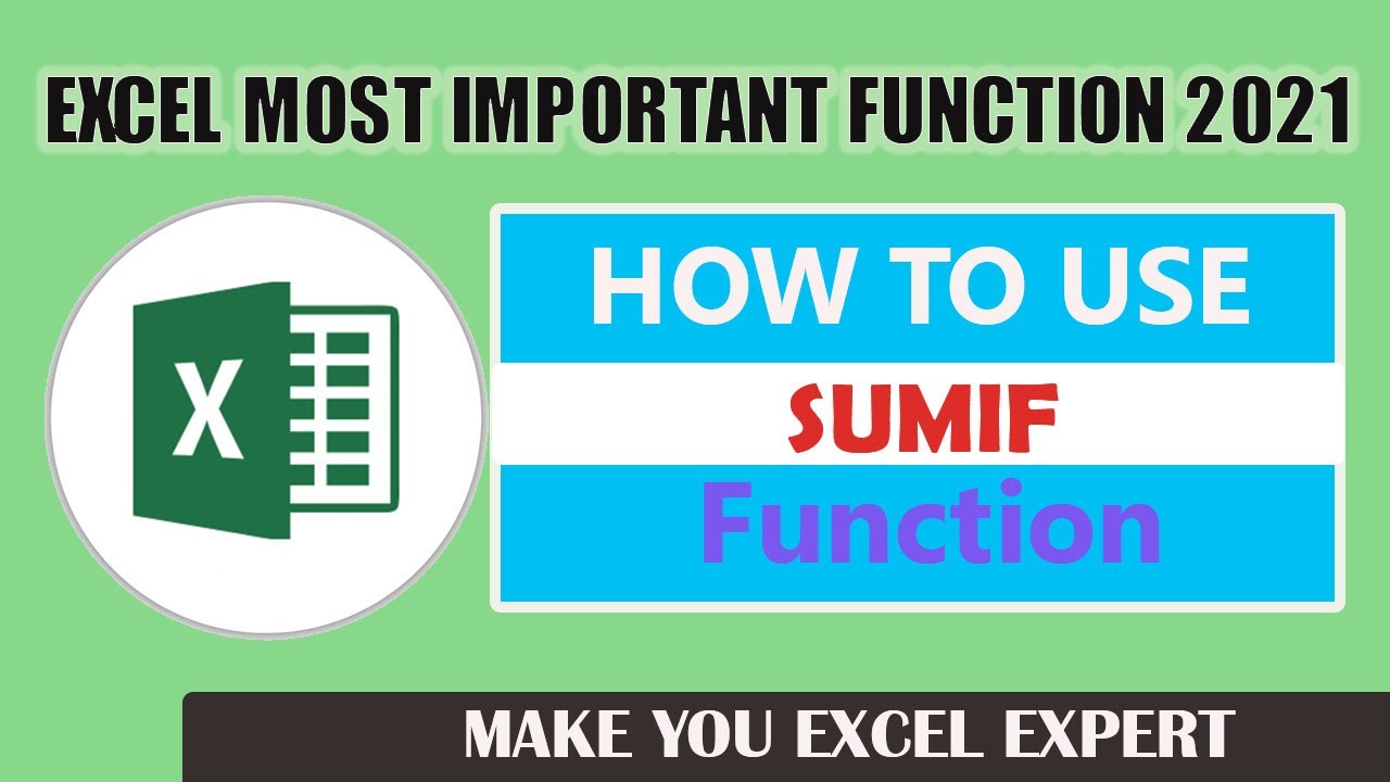 How to use Excel Sumif Function | Use of Sumif in Excel | Sumif ...