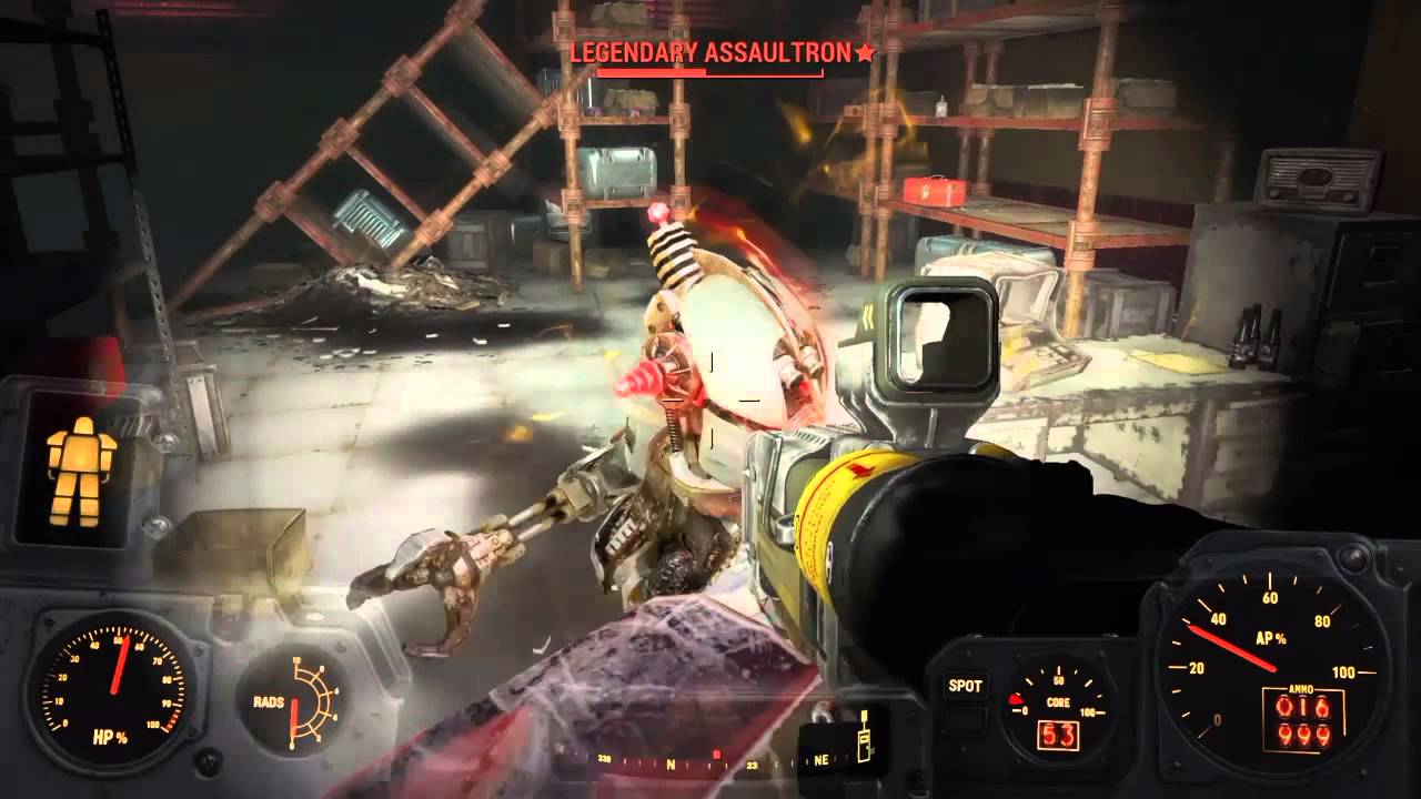 Fallout 4 - Legendary Assaultron (Lucky Combat Armor Right Arm Reward ...