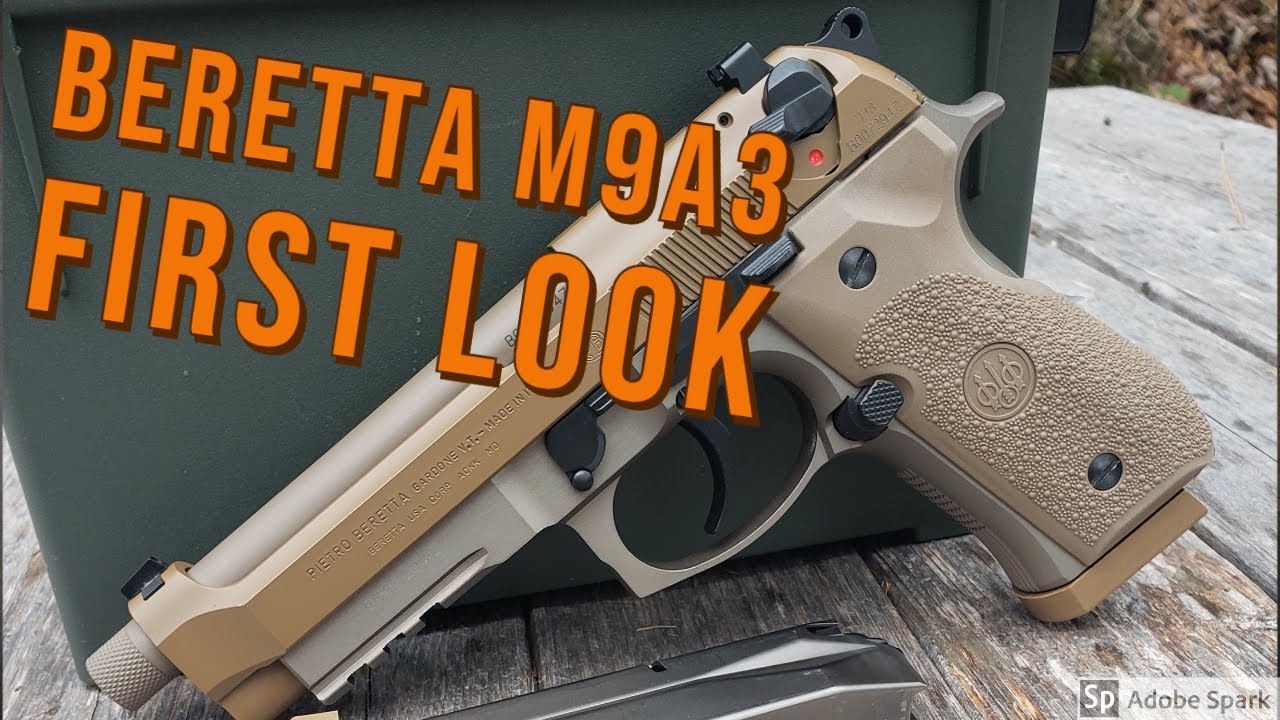 Beretta M9A3 First Look - YouTube