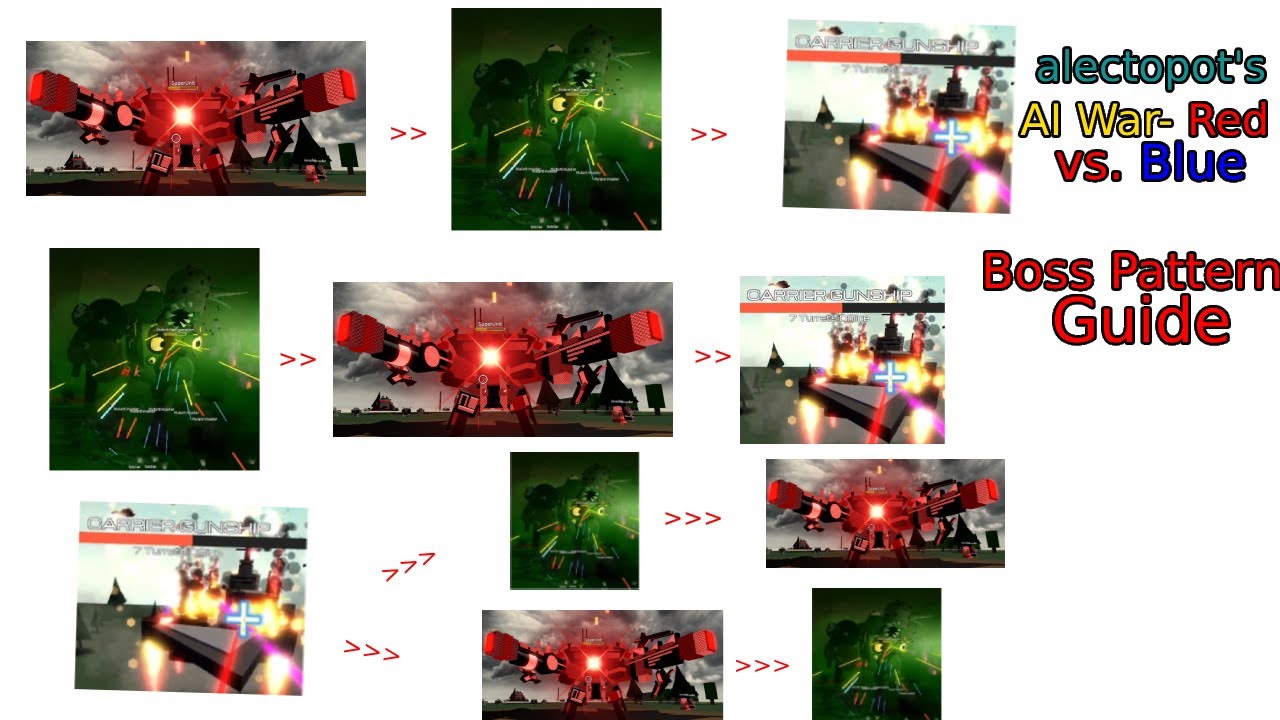 How To Recognize Boss Patterns Easily In AI War- Red vs. Blue - YouTube