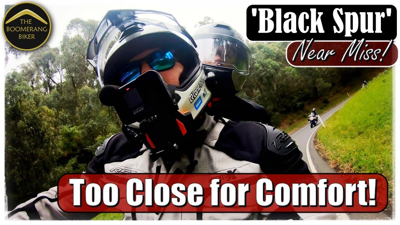 Too Close For Comfort! Motorcycle near miss, Black Spur! Victoria ...