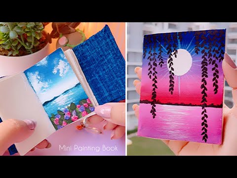 Simple Painting Techniques Everyone Can Do | Mukta easy drawing | Painting for Beginners