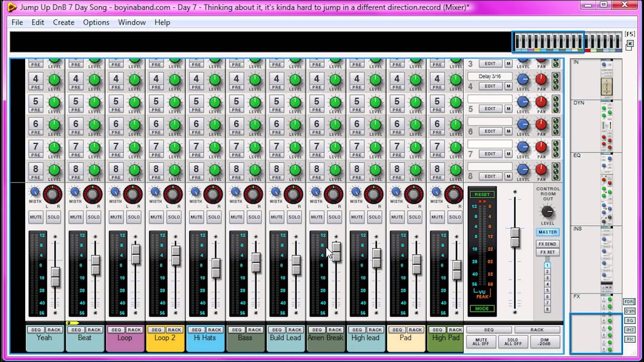 Jump Up DnB Tutorial Day 7: Mixing & Mastering Advice [7 Day Song ...