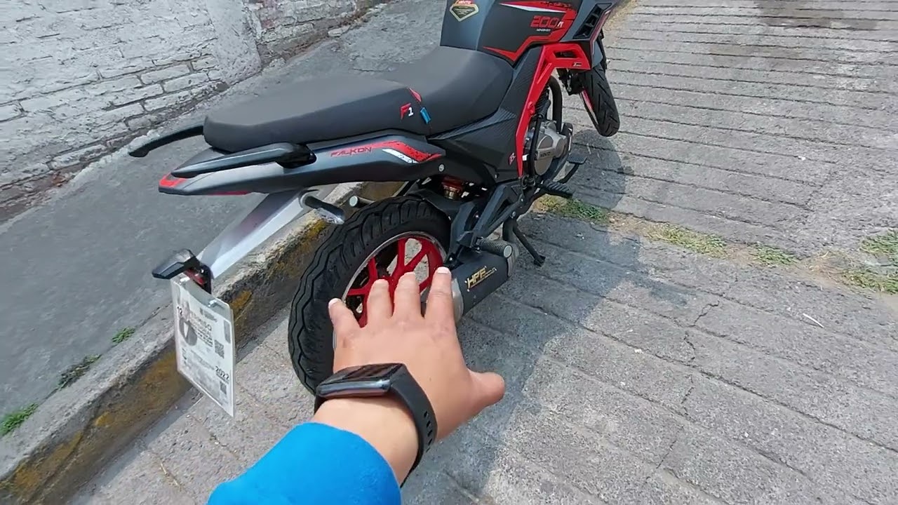 vento falkon 200 . muy buena moto . - YouTube