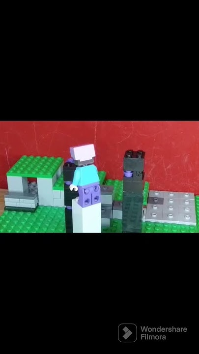 Steve construye el portal hacia el nether - YouTube