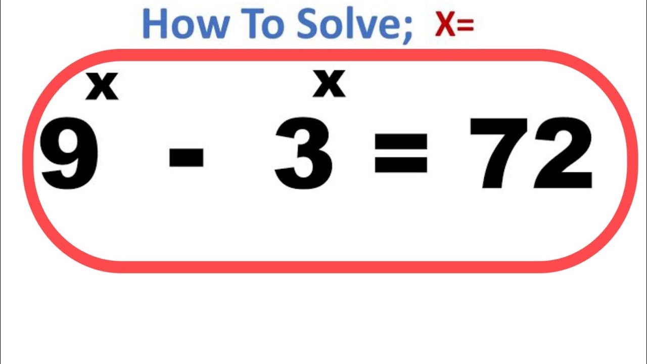 A Nice Exponents Problem 🔥 High school Algebra Math problem | What is the value of x? - YouTube