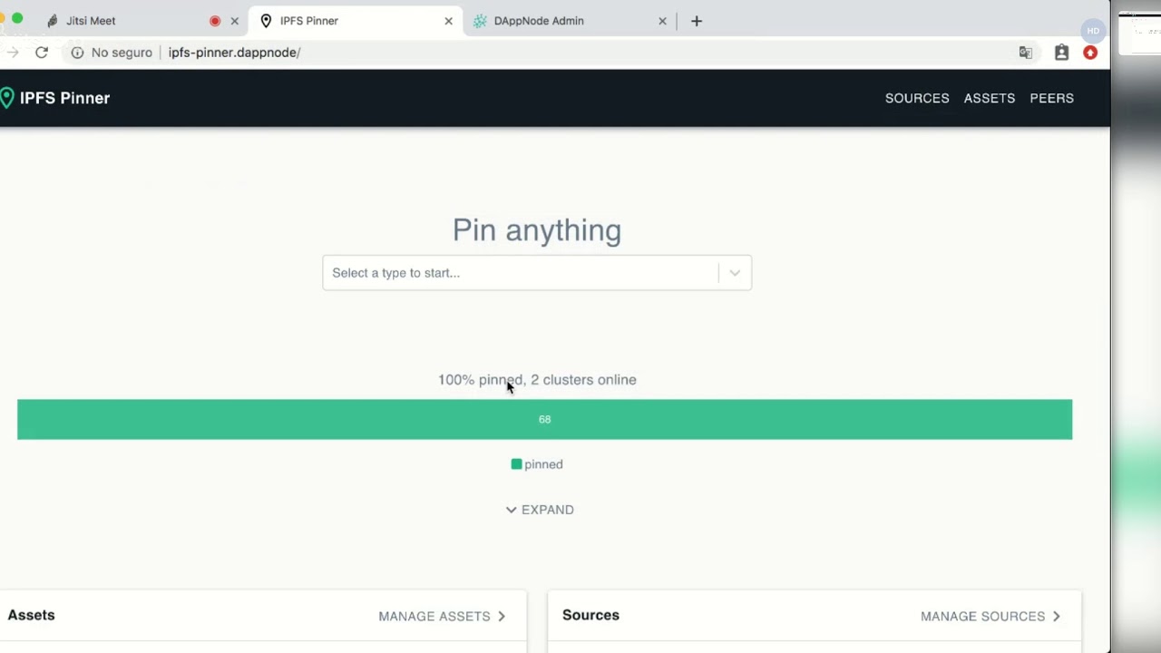 DAppNode's IPFS Pinner Package Demo - YouTube