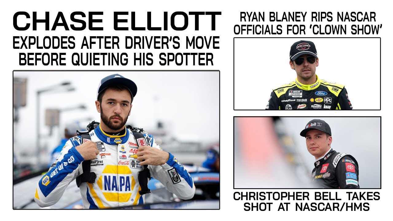 Chase Elliott Angry at M'Ville | Ryan Blaney Calls Out 'Clown Show ...
