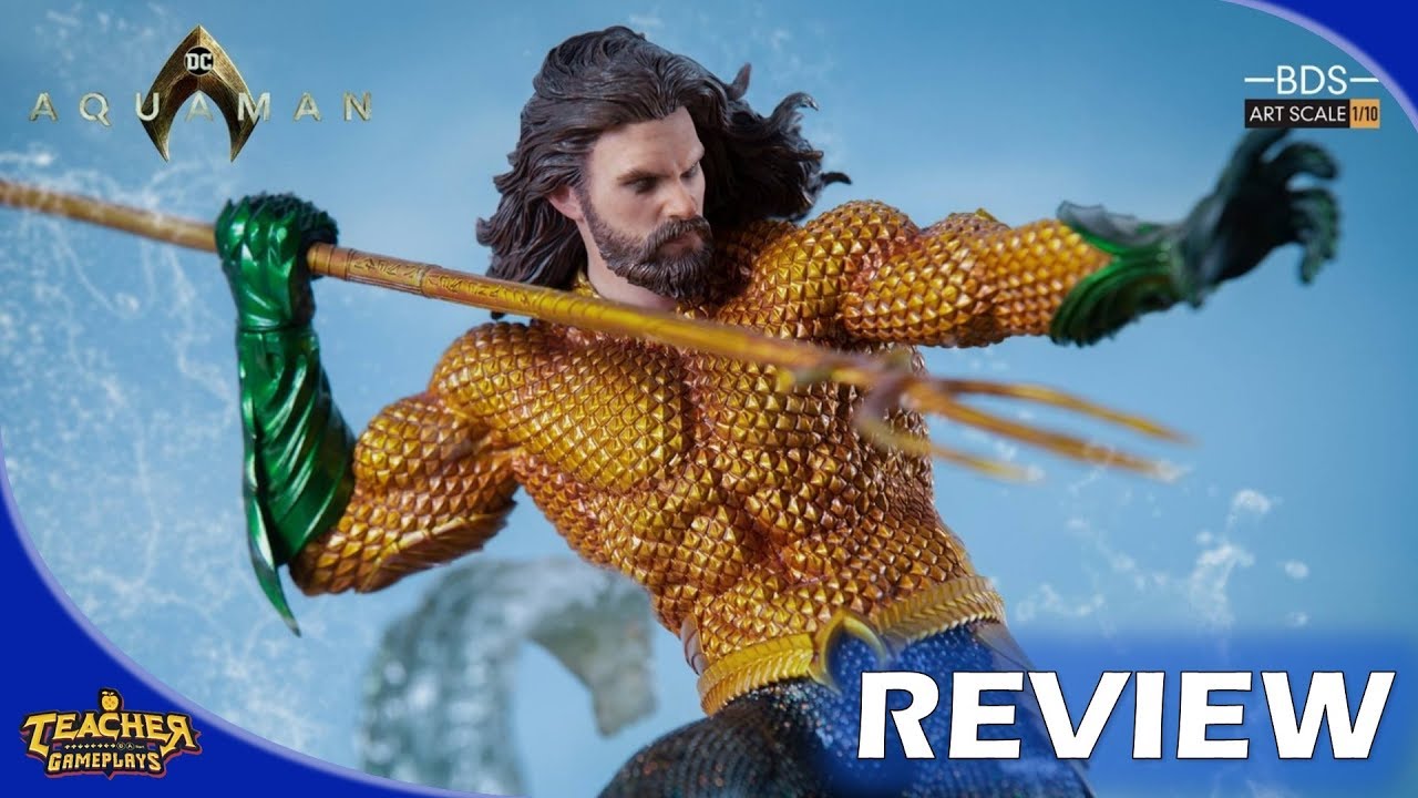 AQUAMAN BDS ART SCALE 1/10 - AQUAMAN | Unboxing & Review - YouTube