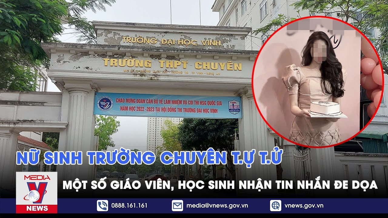 Vụ nữ sinh t.ự s.á.t nghi do bạo lực học đường:Một số giáo viên, học sinh nhận tin nhắn đe doạ ...