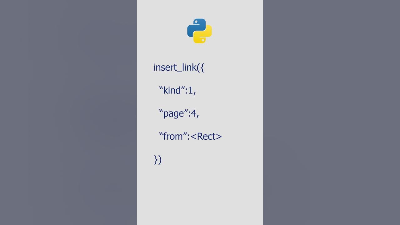How to Create Links in a PDF Using Python and PyMuPDF #coding #automatewithpython #pdfediting ...