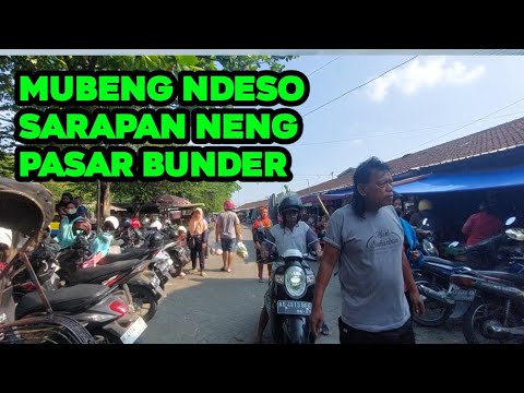 PASAR BUNDER SRAGEN PAGI HARI - YouTube