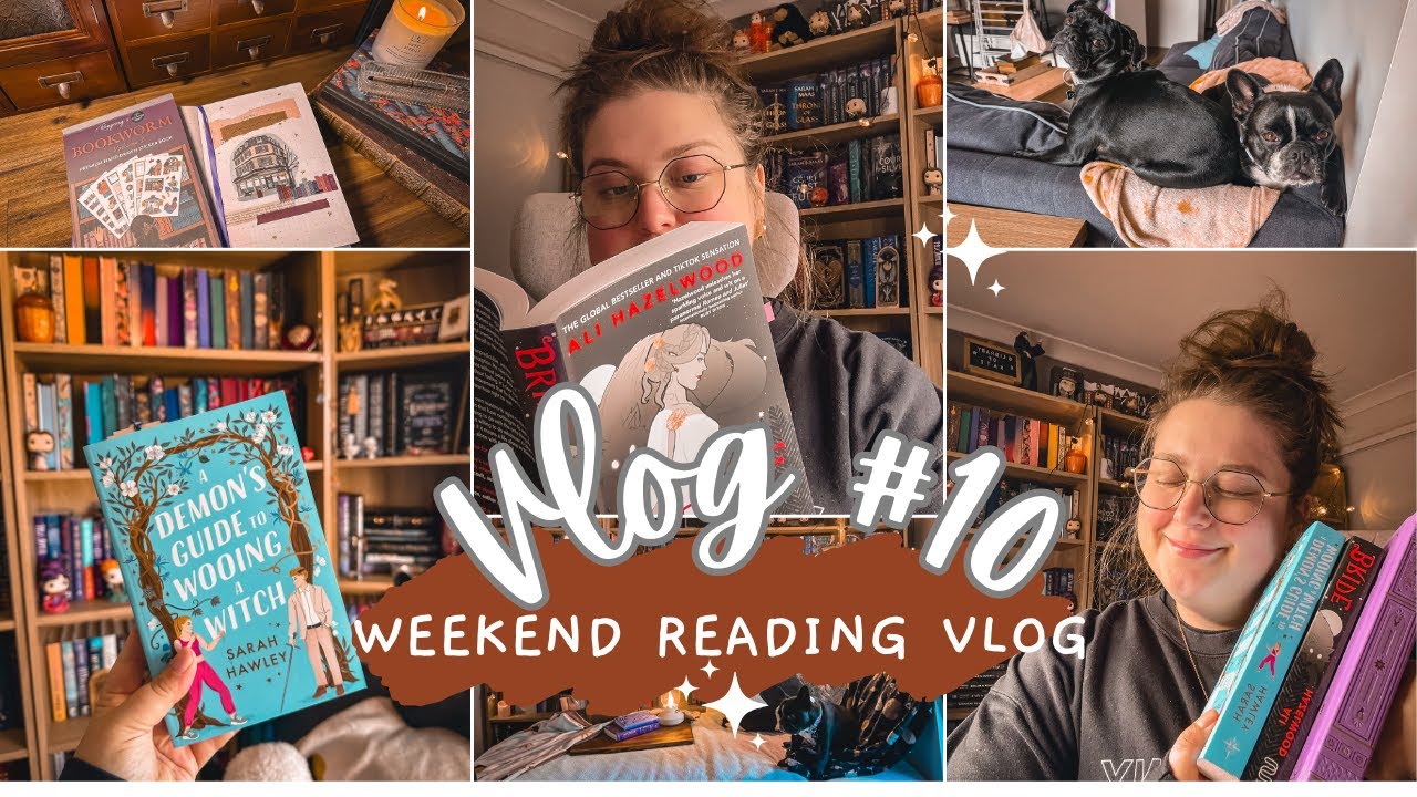 WEEKEND READING VLOG #10 | Reading two books, being productive, and ...