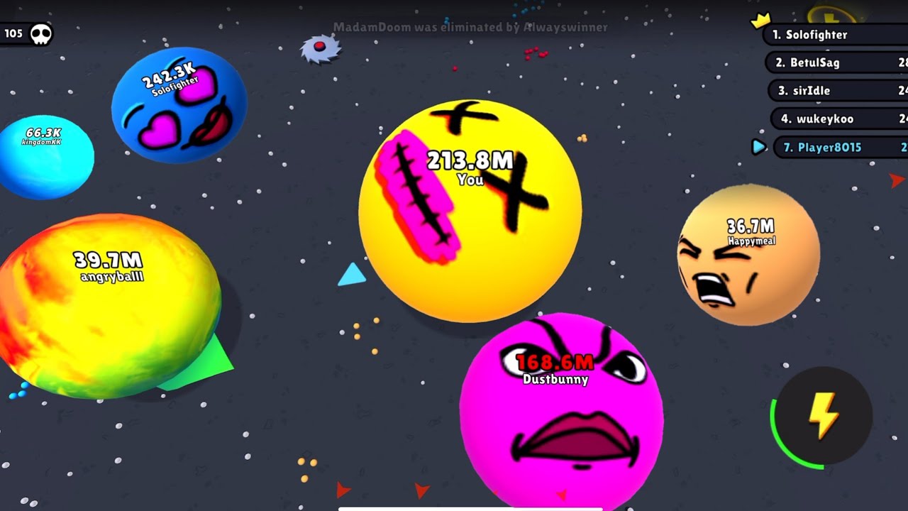 Epic Ballz.io - Balls iO Battle Gameplay - YouTube