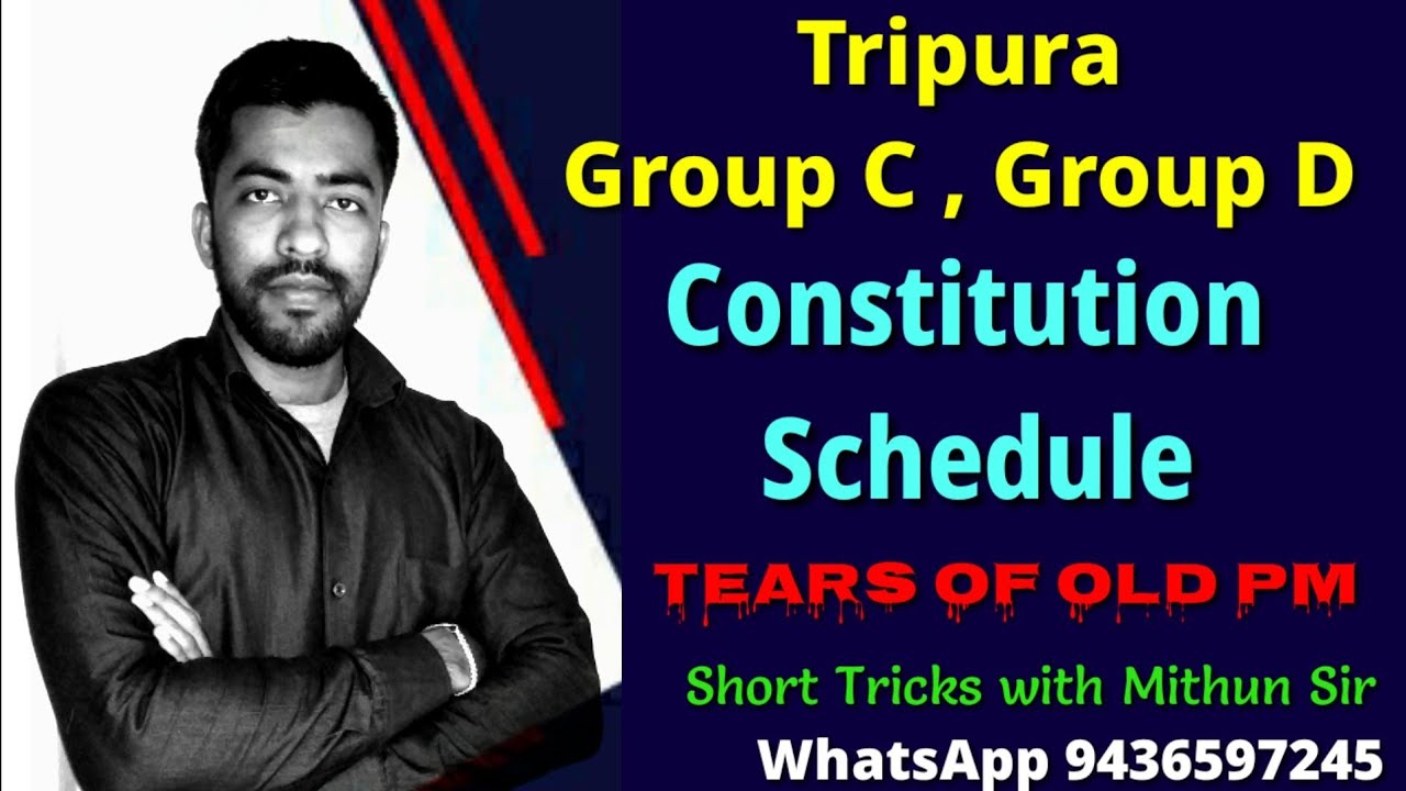 Schedule of Indian Constitution । Short tricks GK with Mithun Sir । GK ...