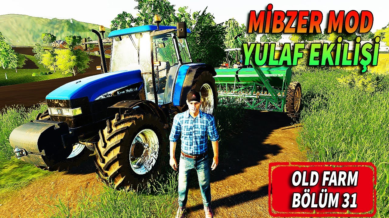 MİBZER MOD YILAF EKİLİŞİ | Farming Simulator 19 | OLD FARM BÖLÜM 31 ...