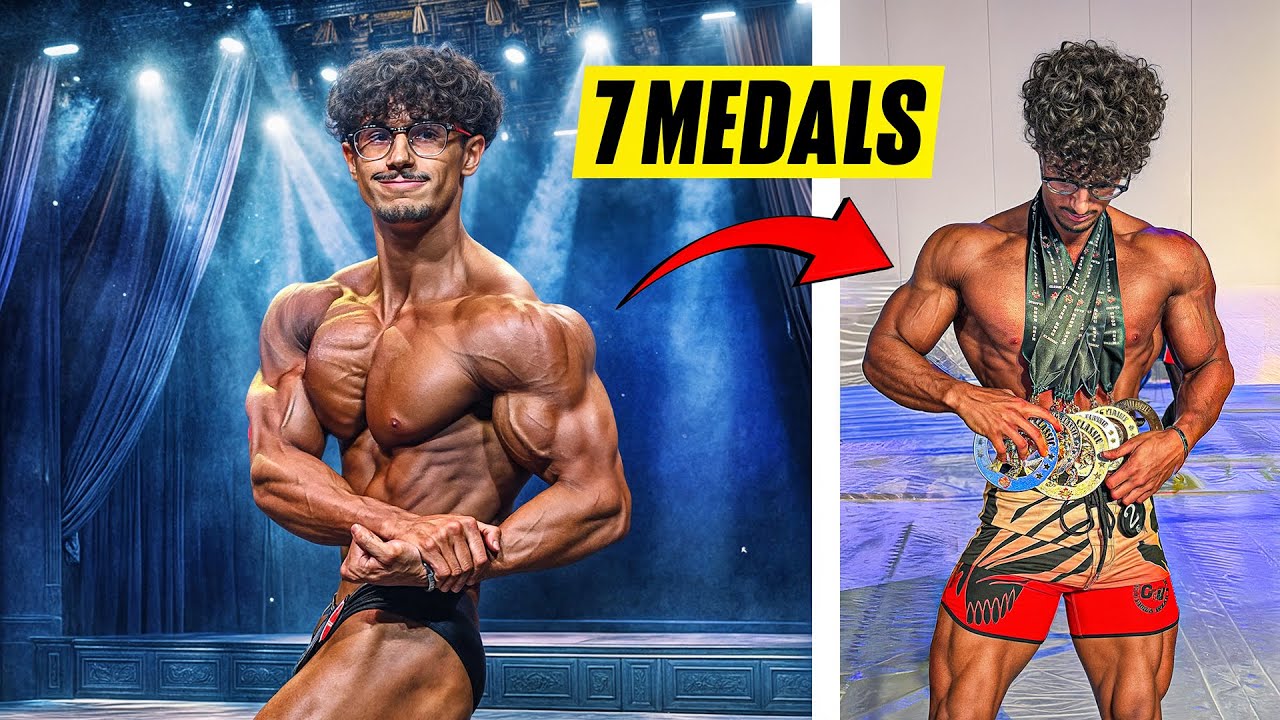 How I Won 7 Medals NATURALLY at My First Bodybuilding Competition ...