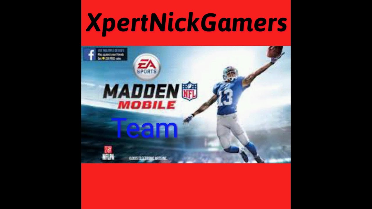 My Madden Mobile Team and An Update! - YouTube