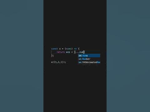 LeetCode 1929 Solution: Concatenation of Array #coding #javascript #leetcode #shorts - YouTube