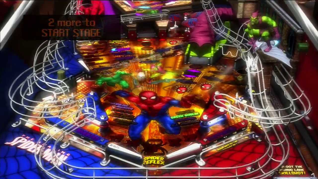 Marvel Pinball (PS3) - Spider-Man table - YouTube