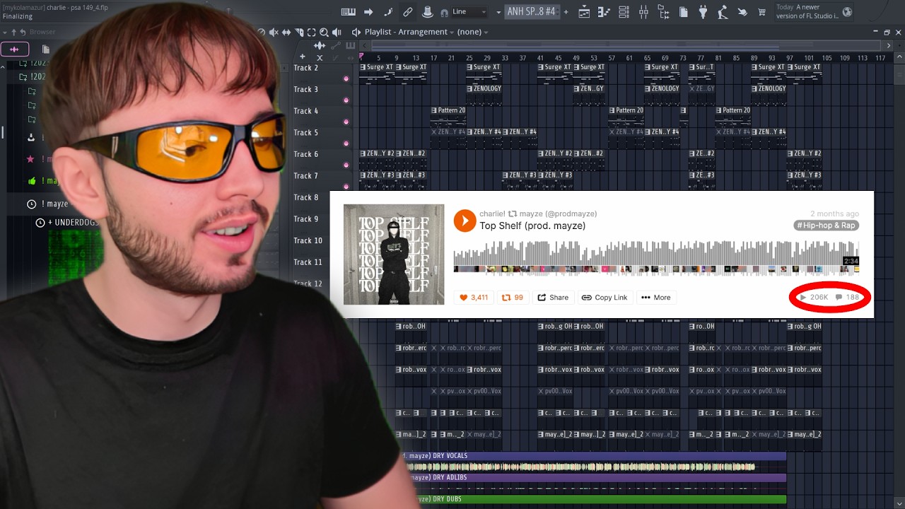 HOW I PRODUCED TOP SHELF by CHARLIE! - YouTube