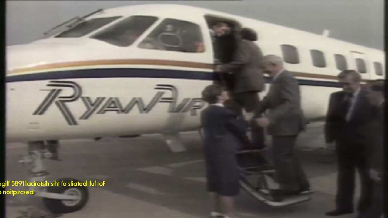 Ryanair Very First Flight! Rare video! - YouTube